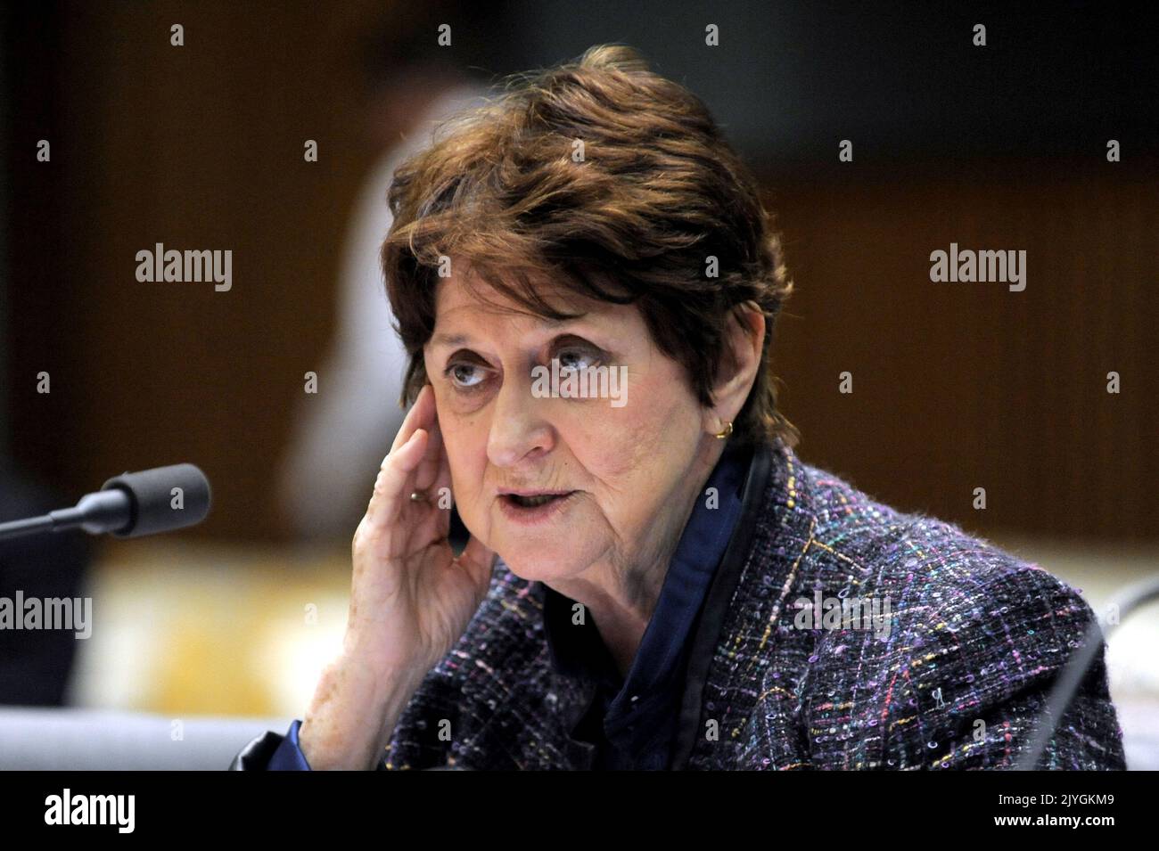 Age Discrimination commissioner Susan Ryan speaking at the Senate Legal ...