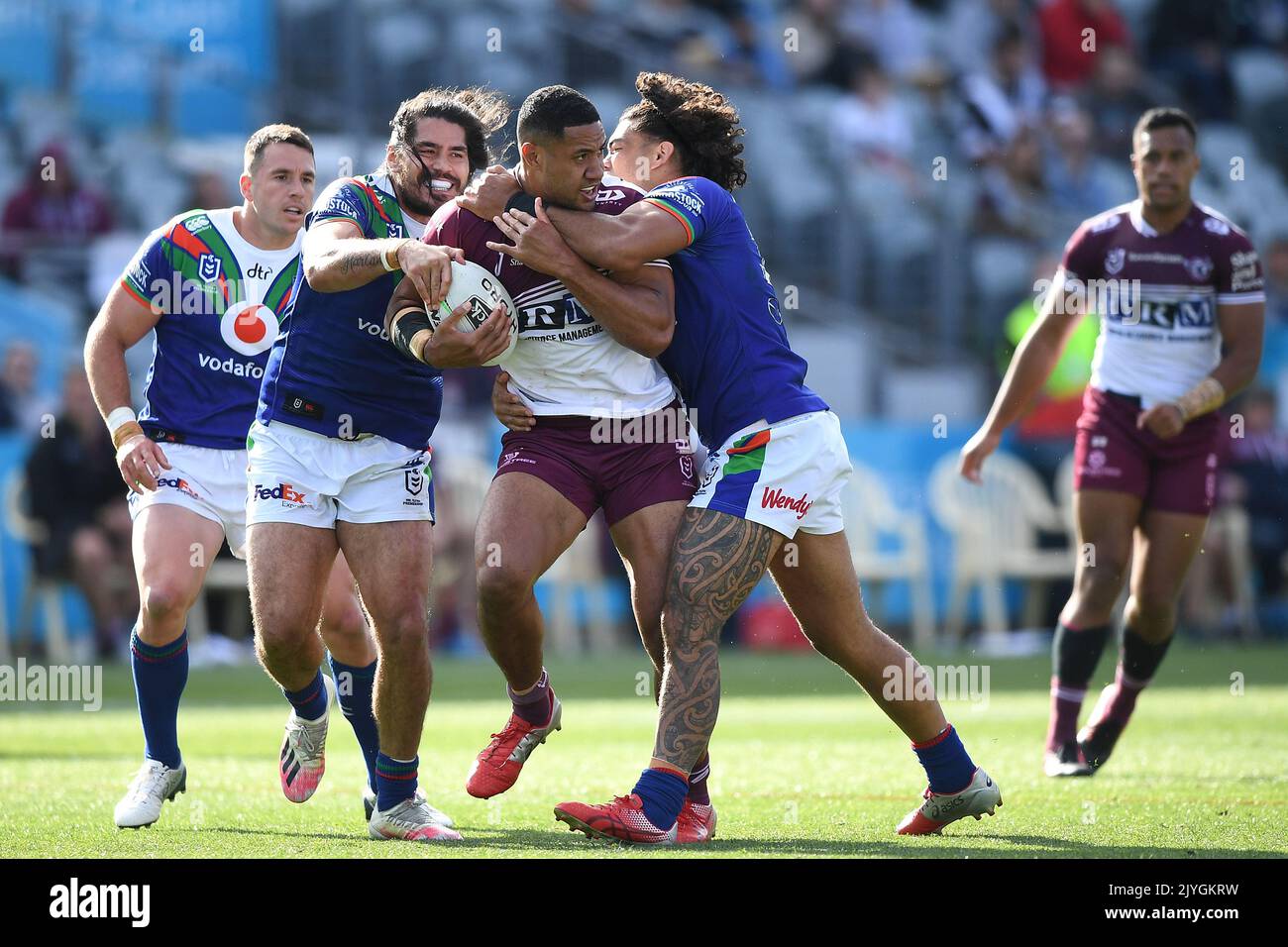 Taniela Paseka of the Sea Eagles during the Round 20 NRL match between ...