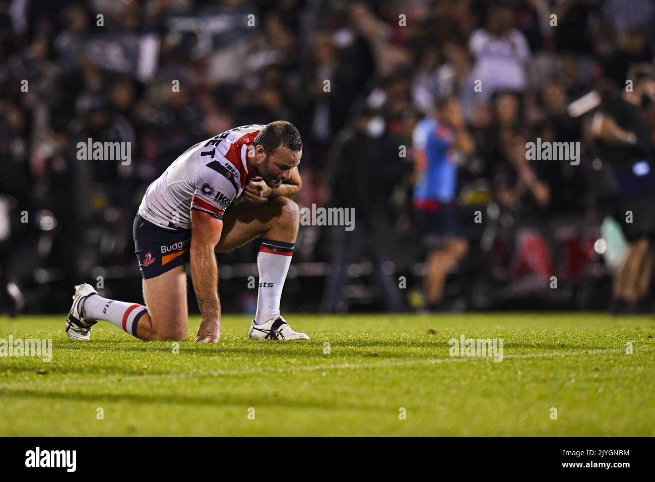 Boyd Cordner of the Roosters reacts after loosing Qualifying Final 1 ...