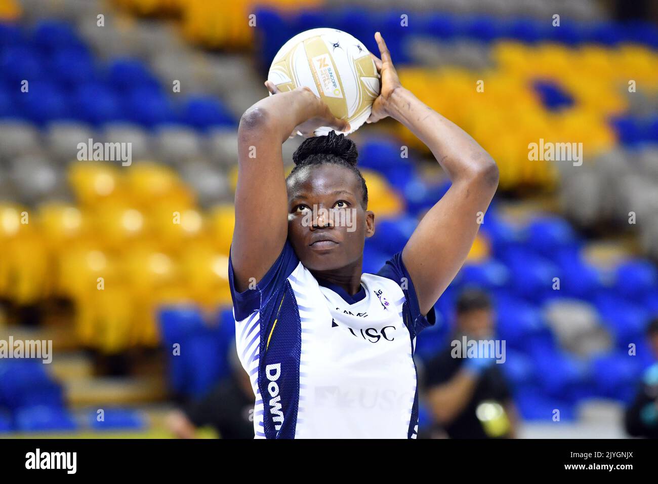 Peace Proscovia of the Lightning in warmup before the Major Semi-Final ...