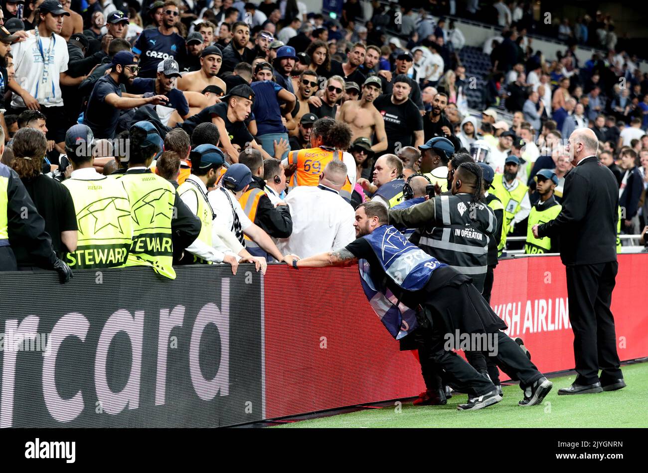 Tottenham hotspur fans stands hi-res stock photography and images - Alamy