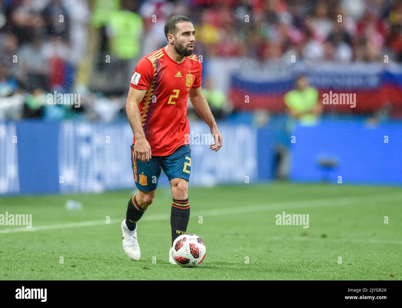 Moscow, Russia - July 1, 2018. Spain national football team right-back ...