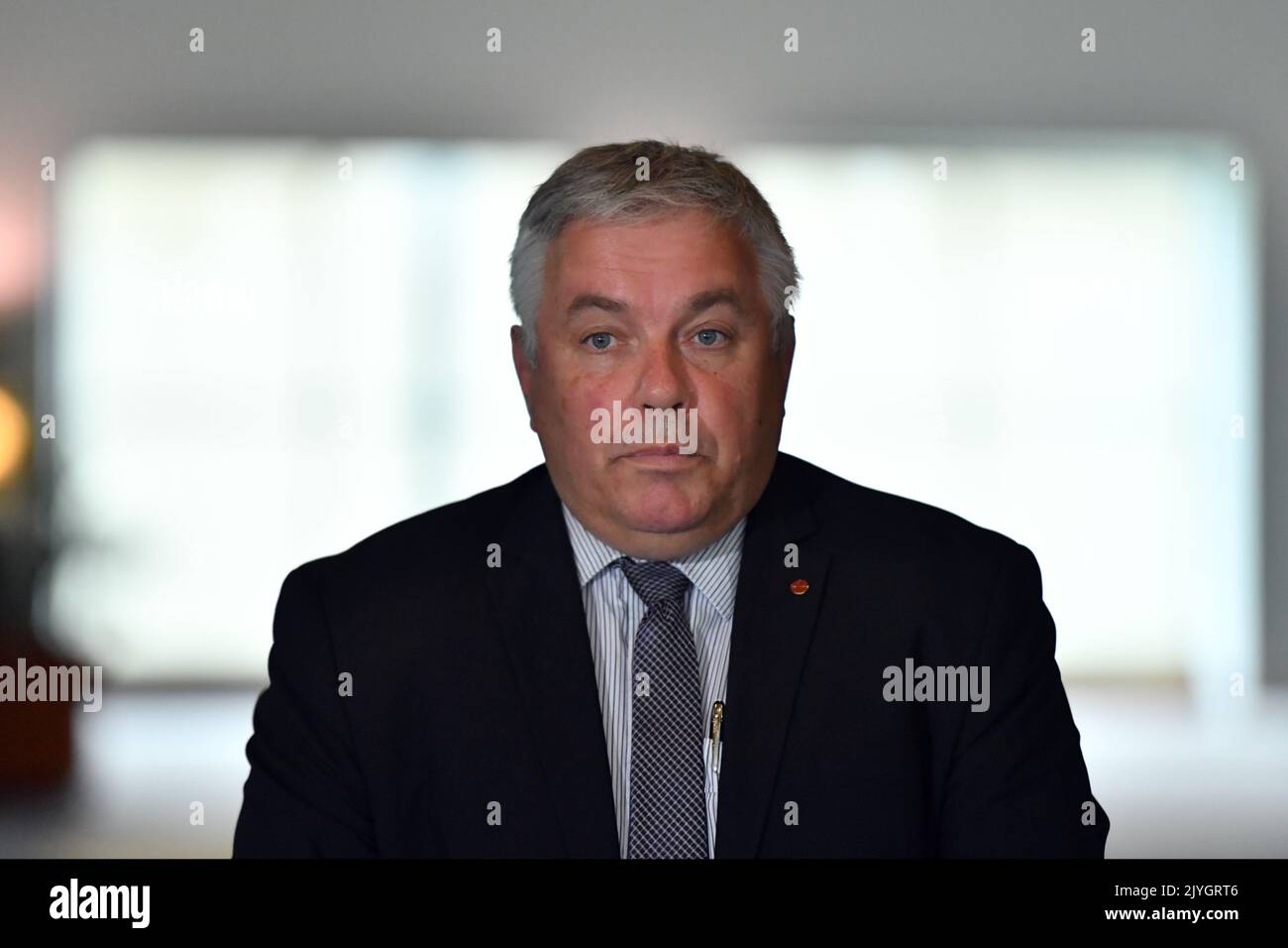 Independent Senator Rex Patrick at a press conference at Parliament ...