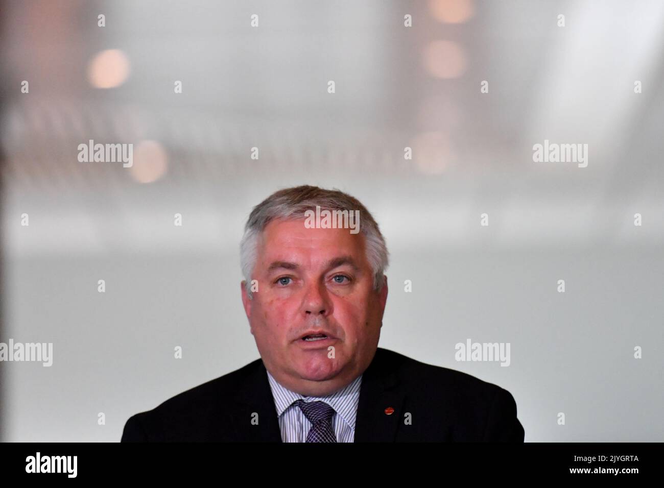 Independent Senator Rex Patrick at a press conference at Parliament ...