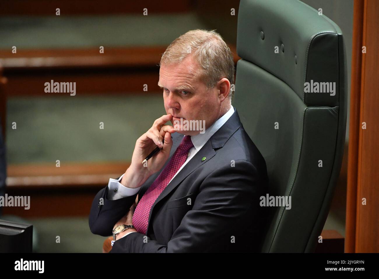 Speaker Tony Smith during Question Time in the House of Representatives ...