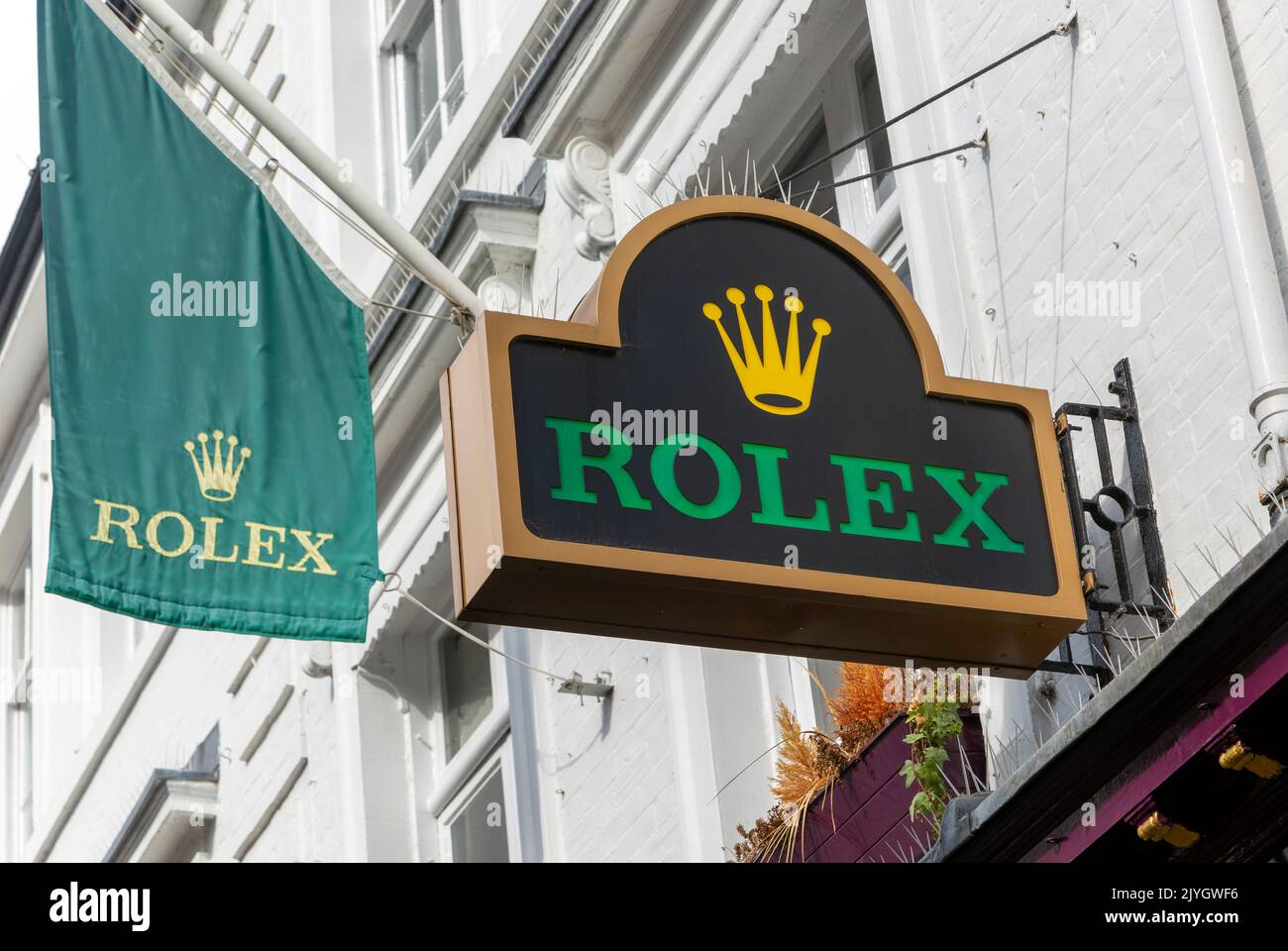 Rolex banner hi-res stock photography and images - Alamy