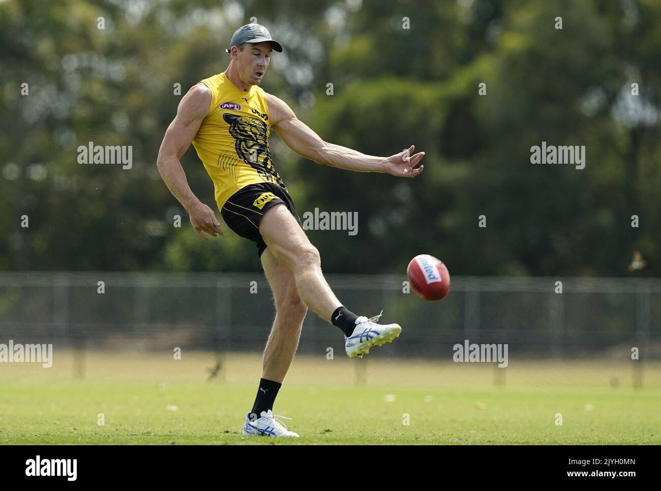 Tom Lynch is seen during the Richmond Tigers training session on the ...