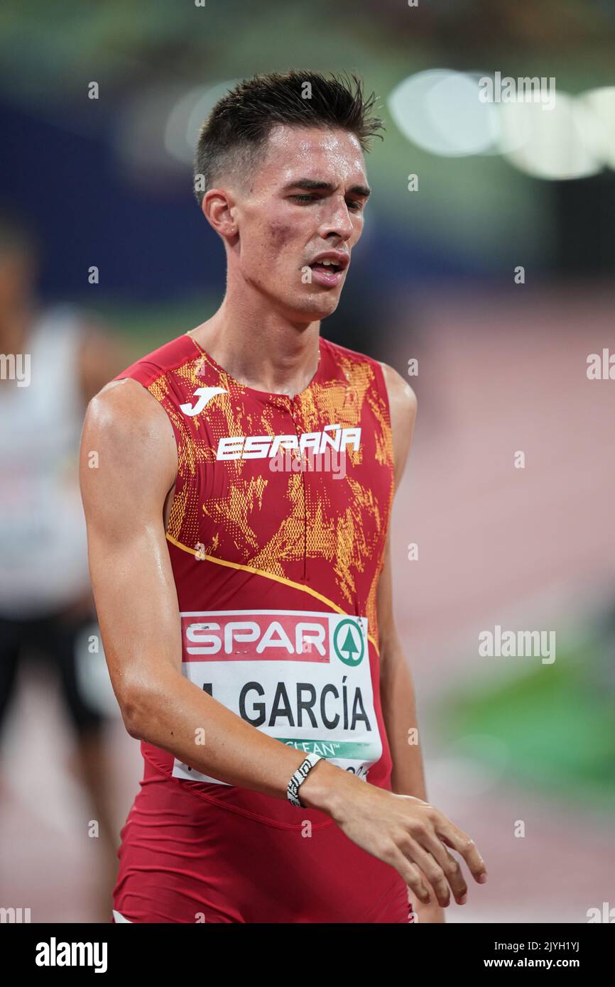 Mario Garcia Romo participating in the 1500 meters of the European ...
