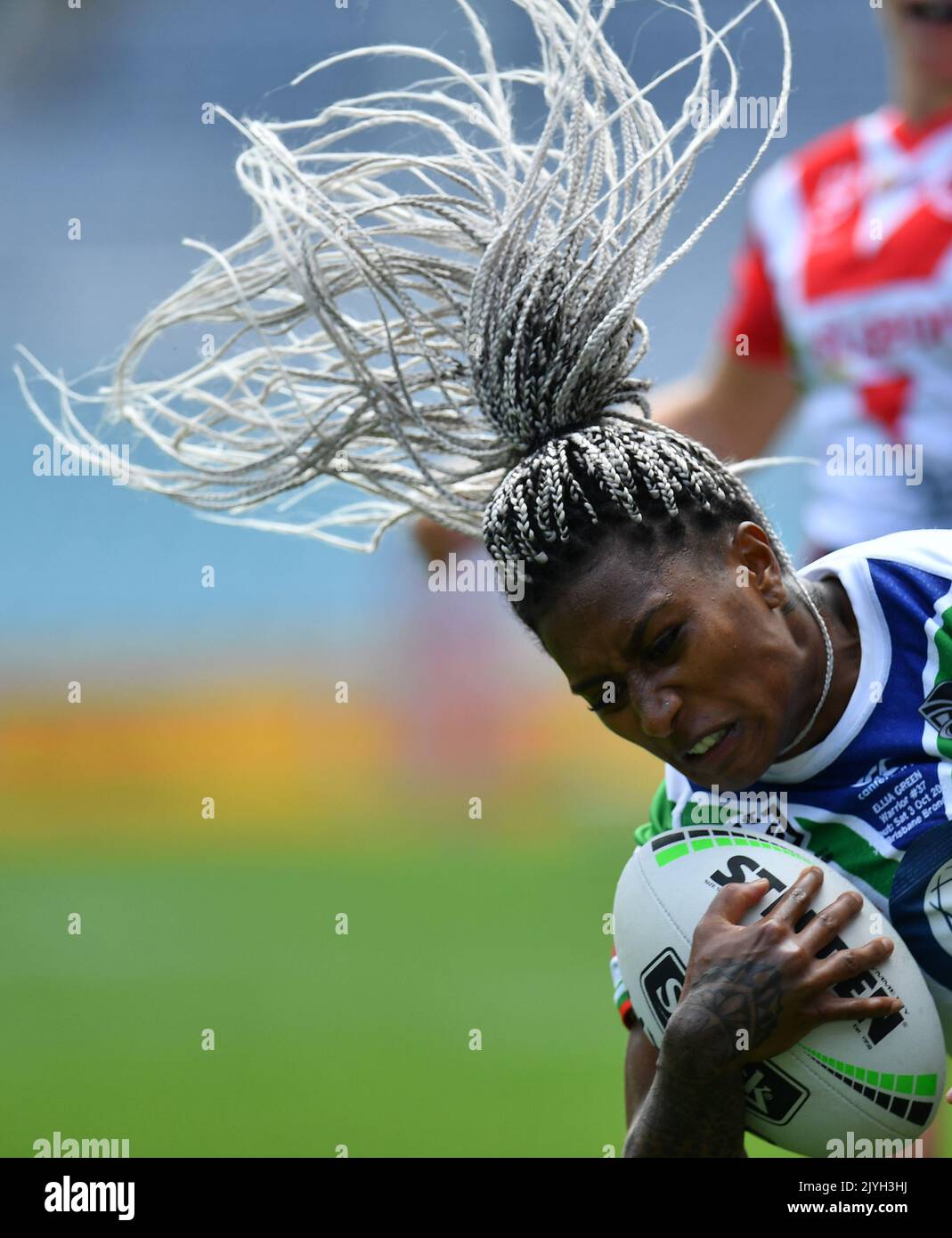 Ellia Green of the Warriors during the NRLW match between the St ...