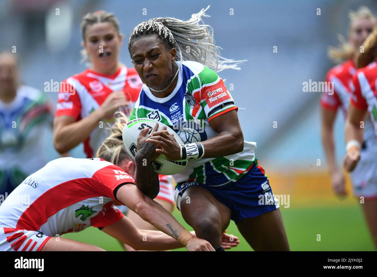 Ellia Green of the Warriors during the NRLW match between the St ...