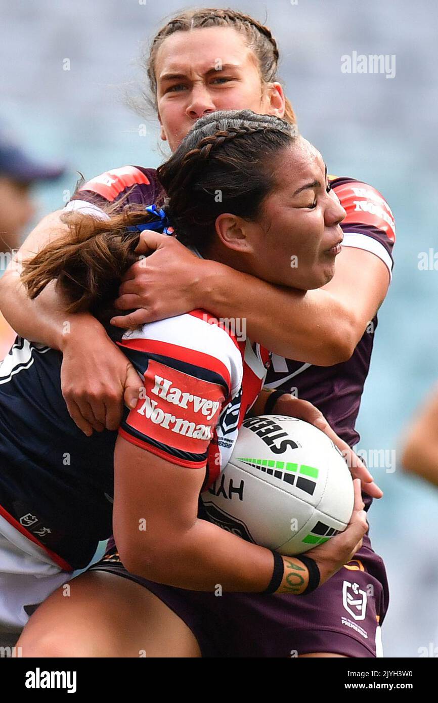Kennedy Cherrington of the Roosters during the NRLW match between the ...