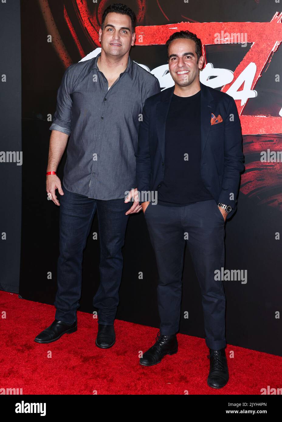 LOS ANGELES, CALIFORNIA, USA - SEPTEMBER 07: Bret Ernst and Dan Ahdoot ...