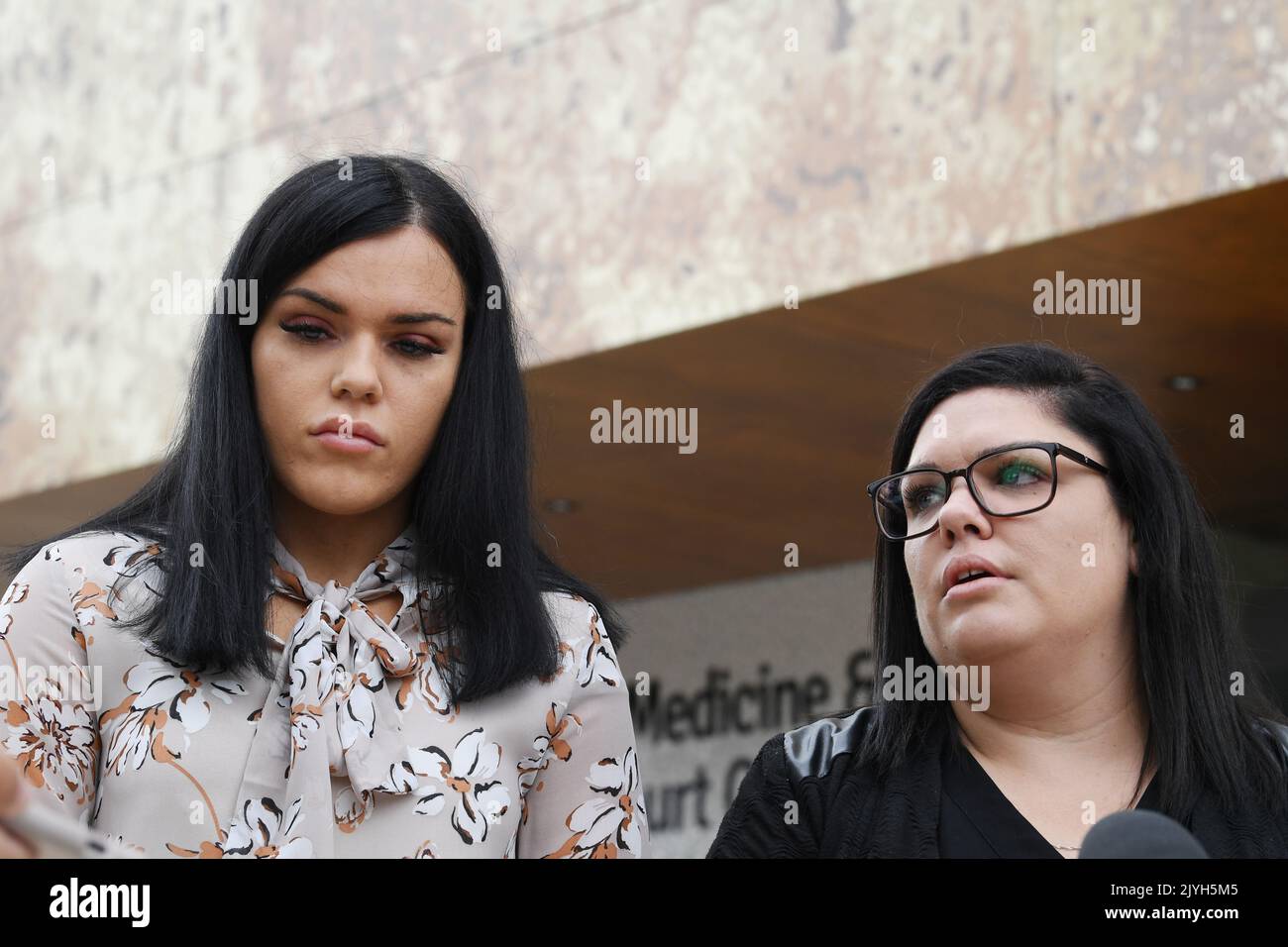 Makayla Reynolds (left) and Taleah Reynolds, the sisters of Nathan ...