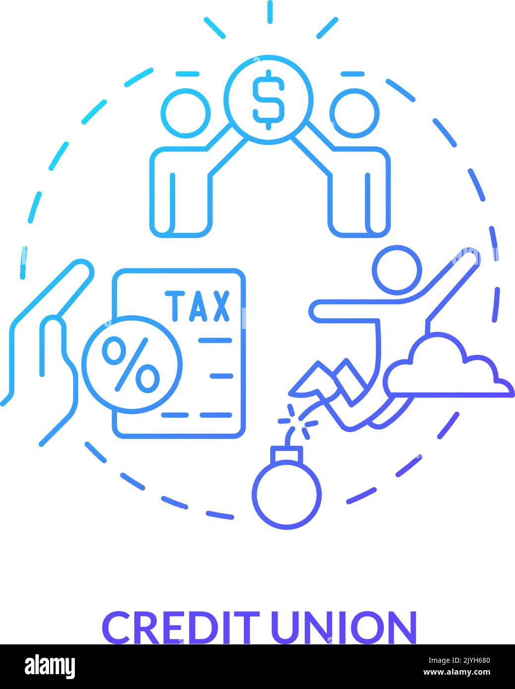 Credit union logo Stock Vector Images - Alamy