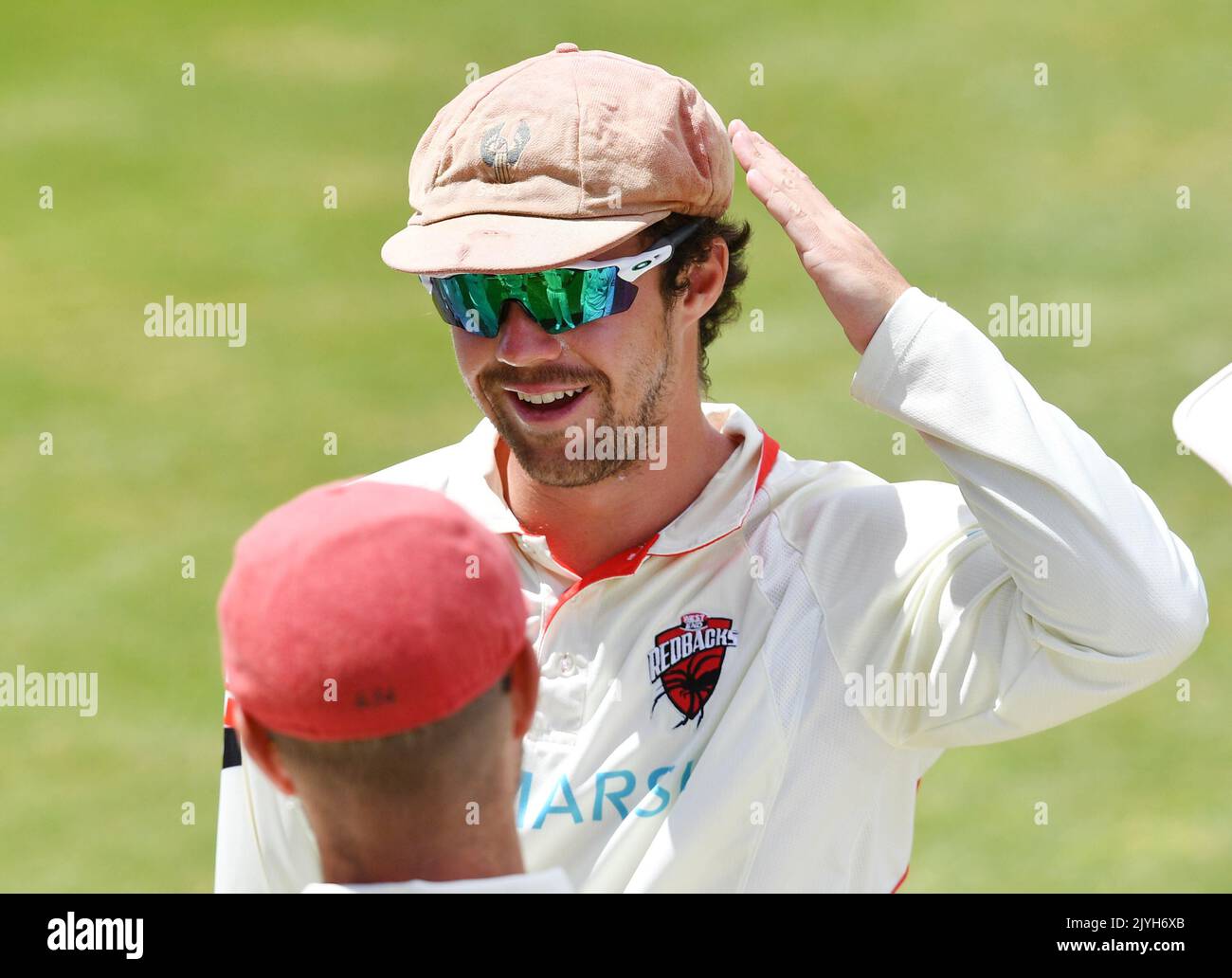 Travis Head of the Redbacks during day 2 of the Round 2 Marsh Sheffield ...