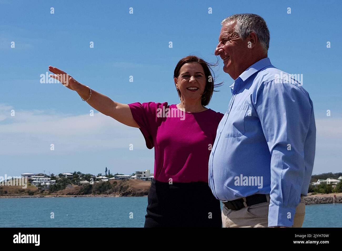 Queensland Liberal National Party leader Deb Frecklington campaigns ...