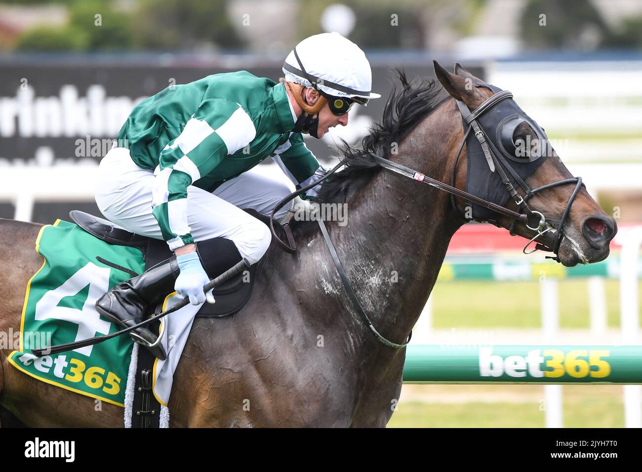 Jockey Daniel Moor rides Murillo to victory in race 4 The Jack McLean ...