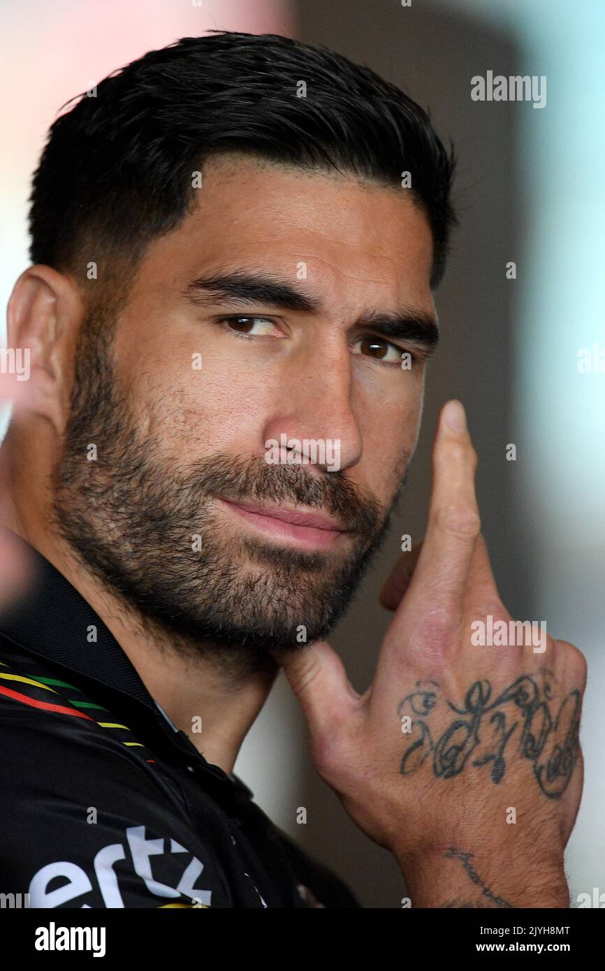 Panthers captain James Tamou looks on during a Penrith Panthers Grand ...