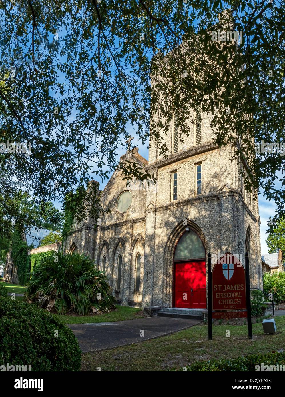 Eufaula, Alabama, USA - Sept. 6, 2022: Historic St. James Episcopal ...