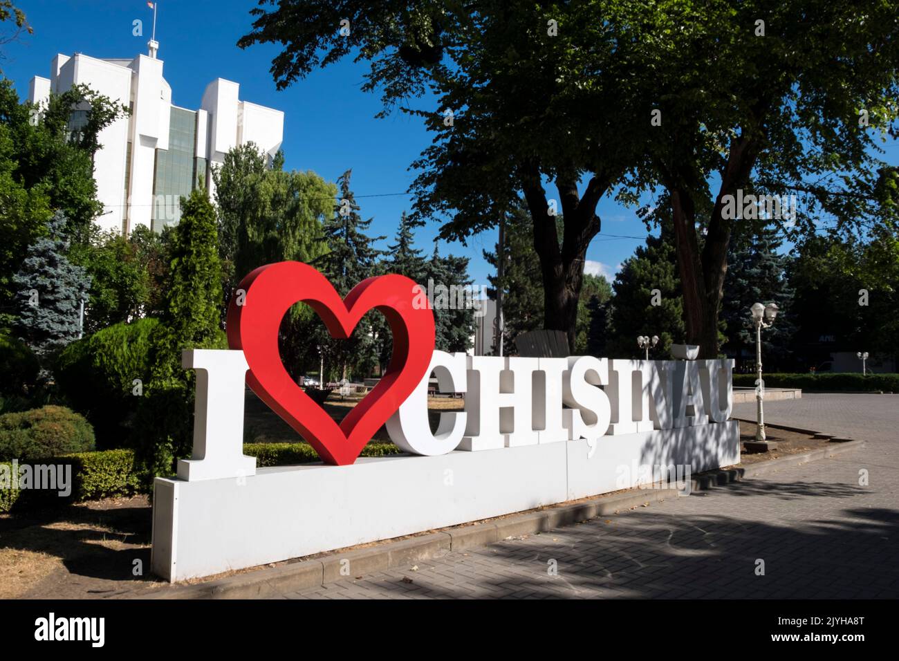 Moldova, Chisinau, I love Chisinau Stock Photo - Alamy