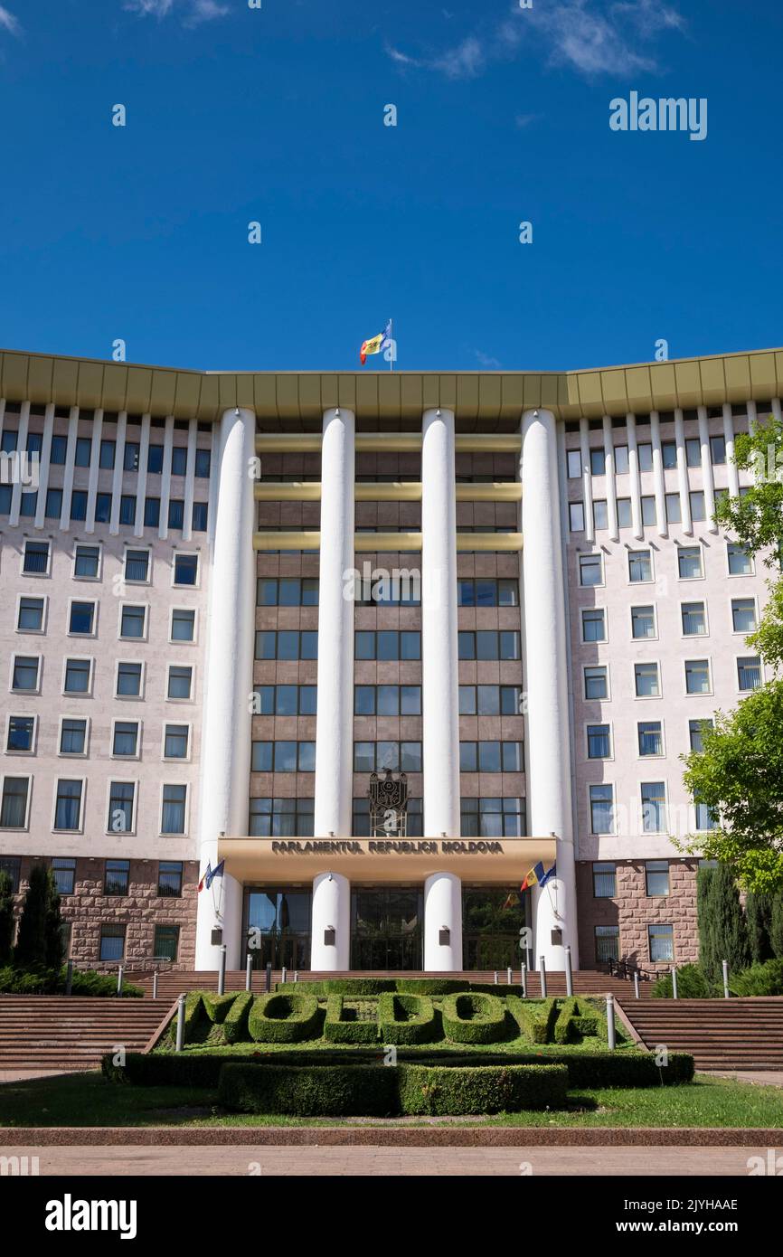 Moldova, Chisinau, Parliament building Stock Photo - Alamy