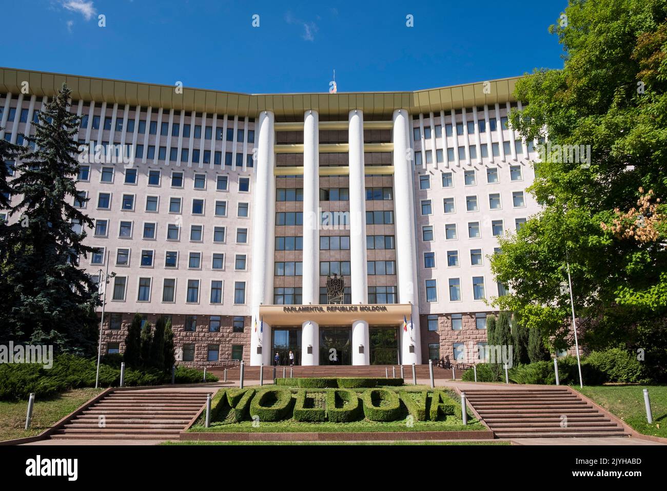 Moldova, Chisinau, Parliament building Stock Photo - Alamy