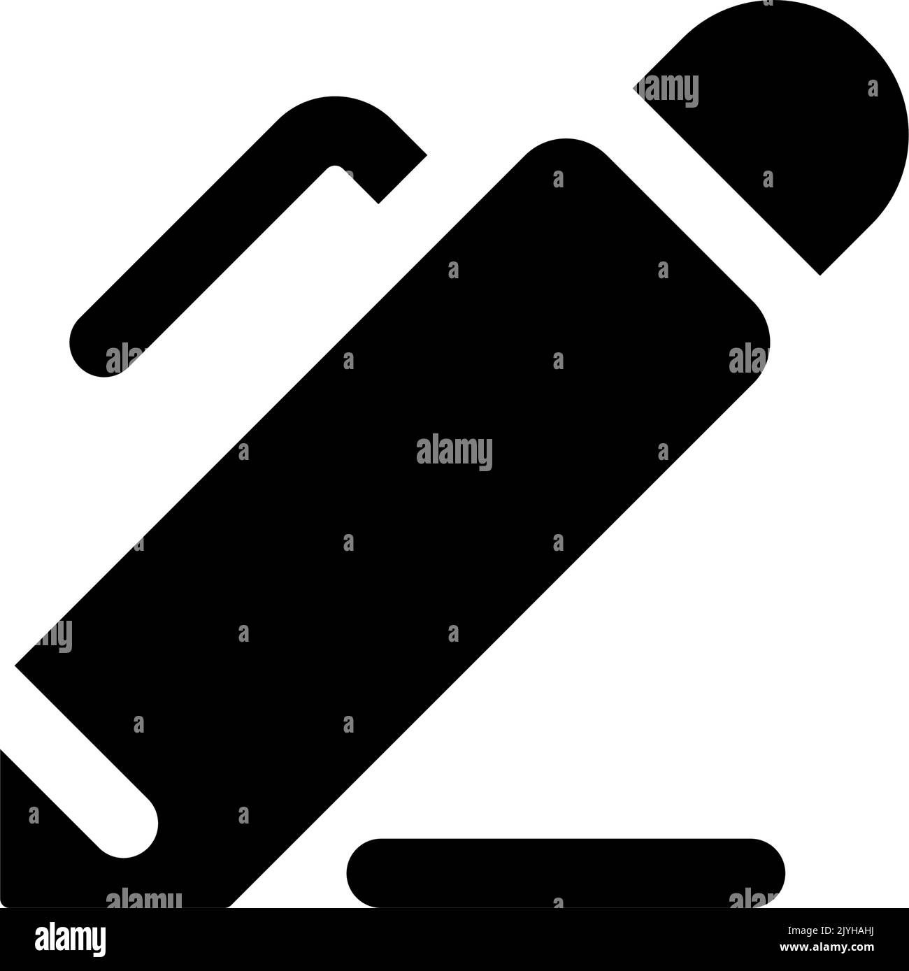 Note-taking black glyph ui icon Stock Vector Image & Art - Alamy