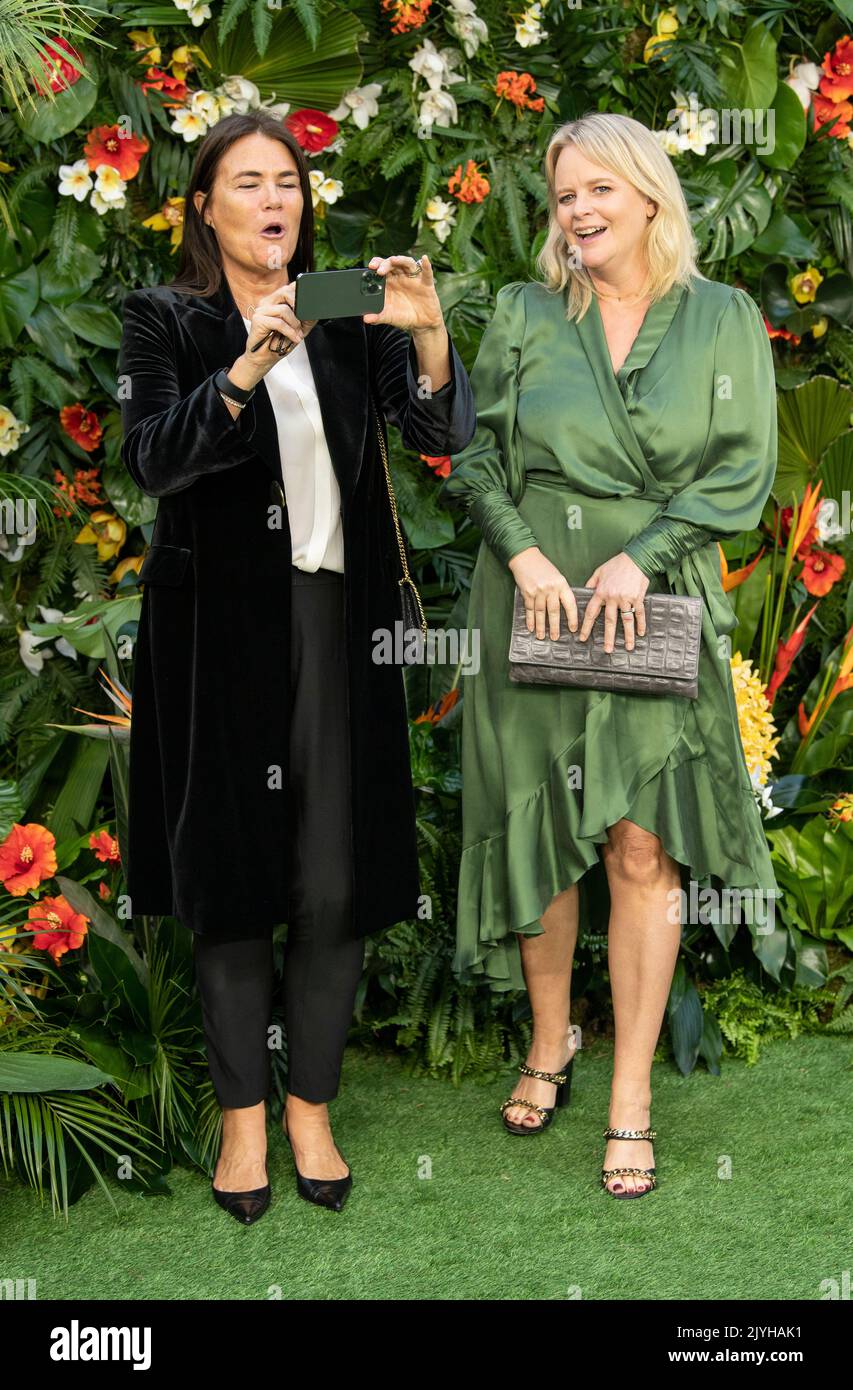 London, UK. 07th Sep, 2022. Sarah Harvey (R) and Deborah Balderstone ...