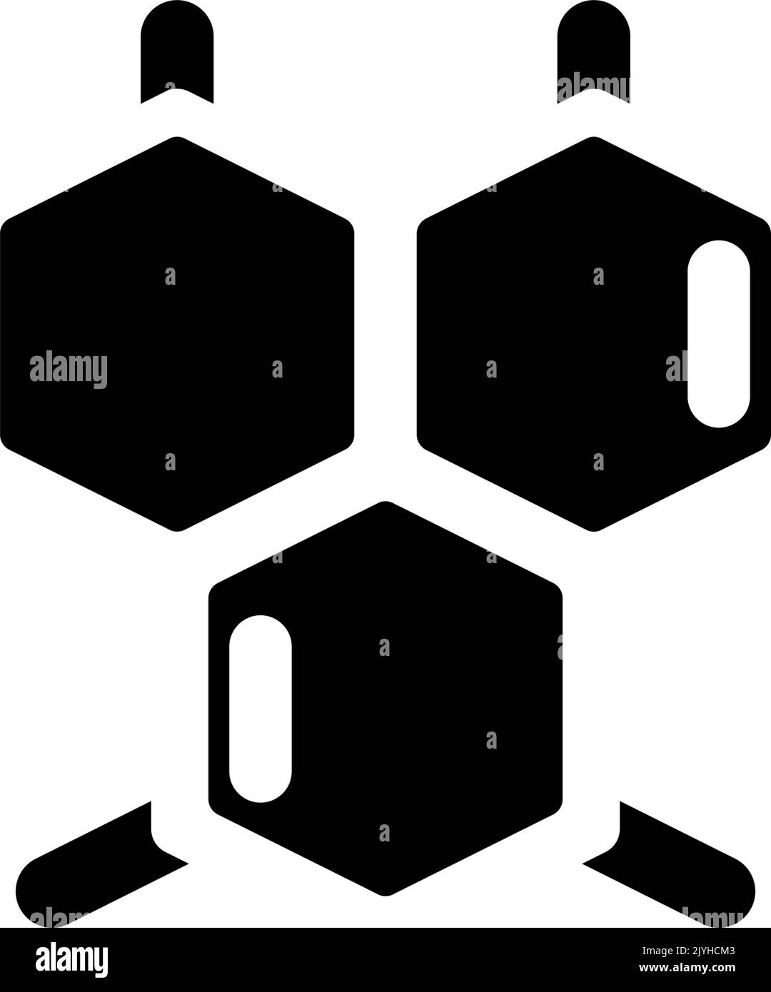 Chemical connections black glyph ui icon Stock Vector Image & Art - Alamy