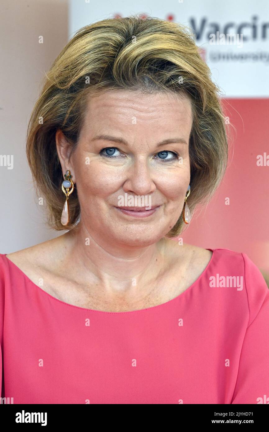 Antwerp, Belgium. 08th Sep, 2022. Queen Mathilde of Belgium pictured ...