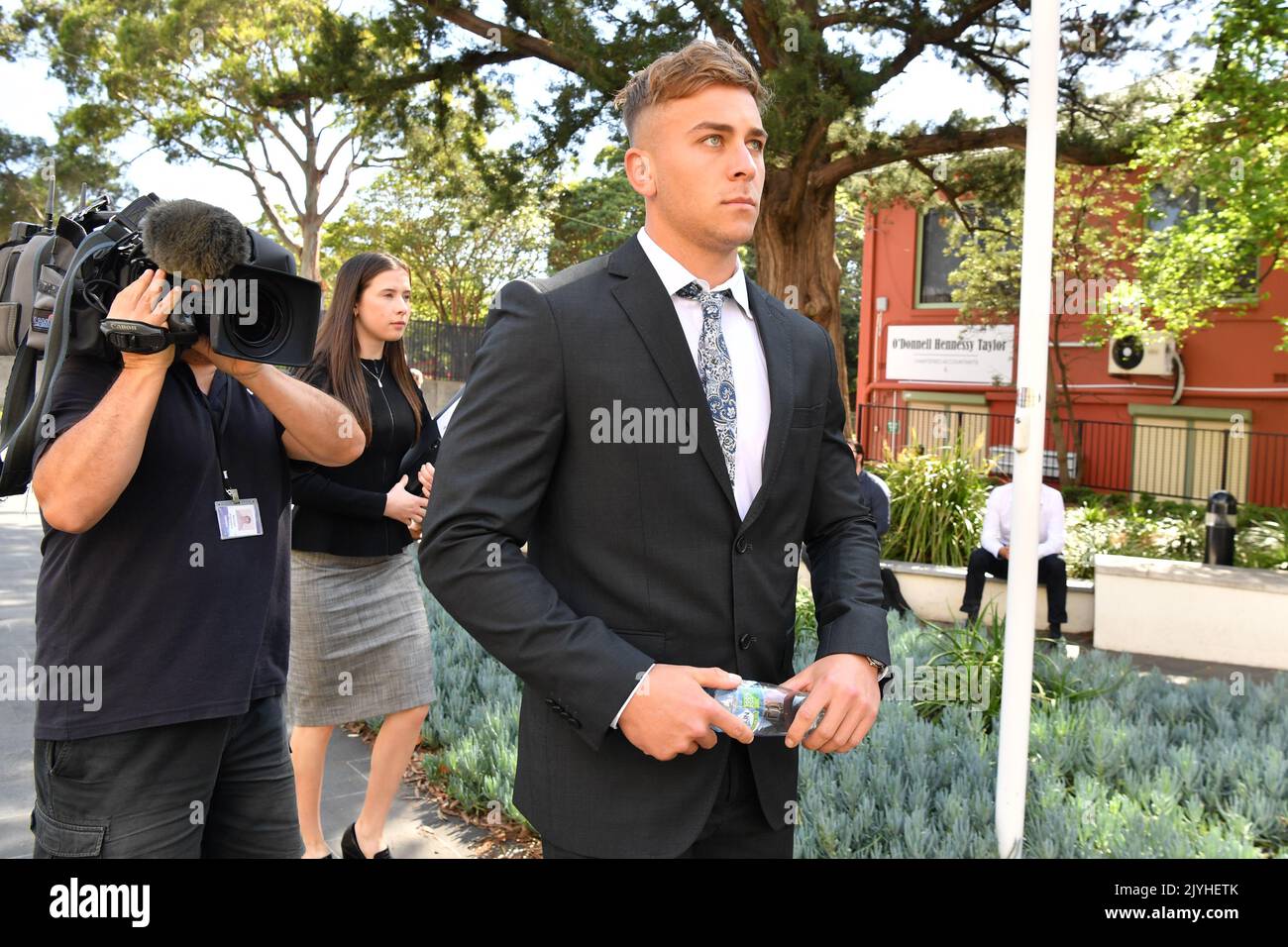 Callan Sinclair, co-accused with St. George Illawarra Dragons rugby ...