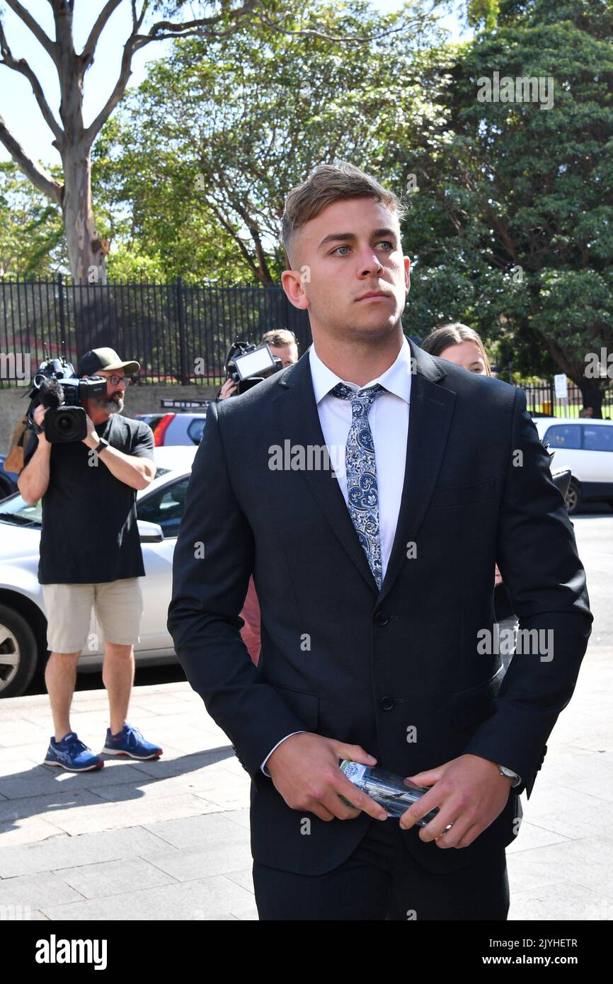 Callan Sinclair, co-accused with St. George Illawarra Dragons rugby ...