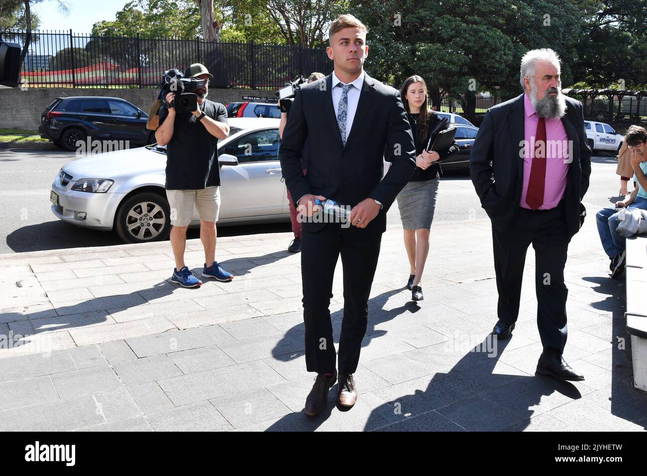 Callan Sinclair, co-accused with St. George Illawarra Dragons rugby ...