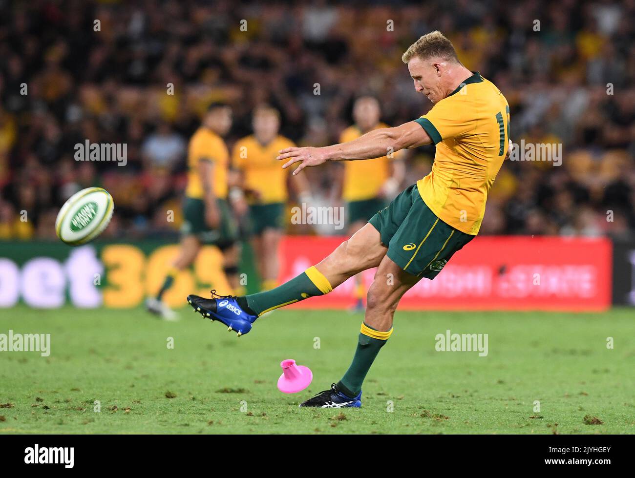 Reece Hodge of the Wallabies during the Tri Nations rugby union match ...