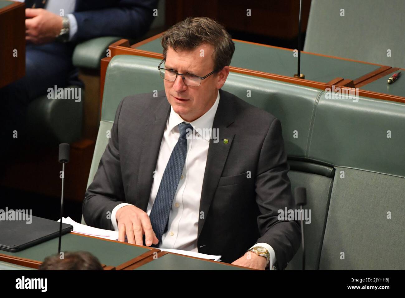 Minister for Cities Alan Tudge during Question Time in the House of ...