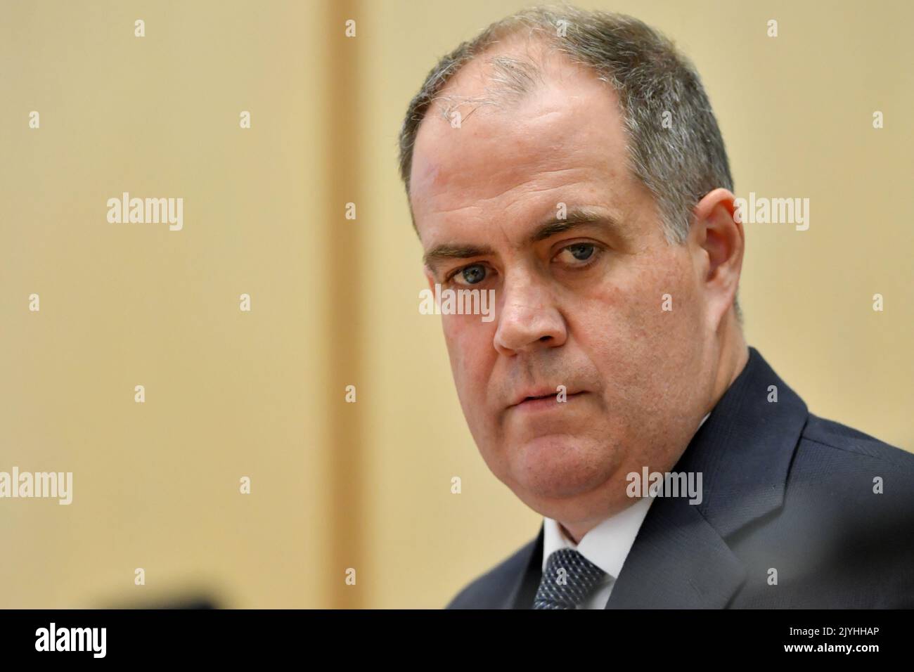 ABC Managing Director David Anderson appears before a Senate estimates ...