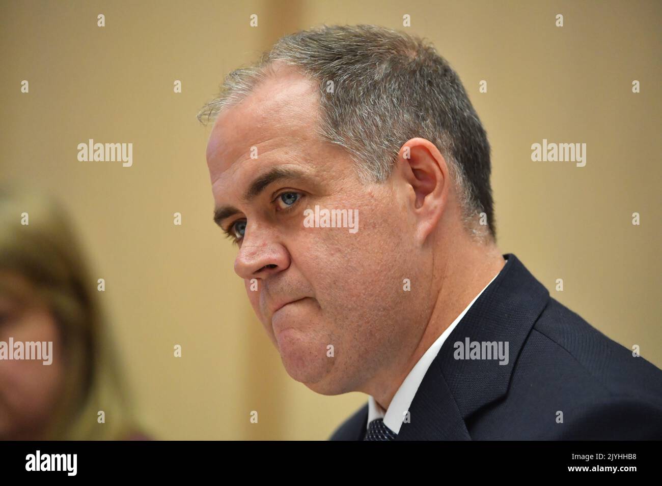 ABC Managing Director David Anderson appears before a Senate estimates ...