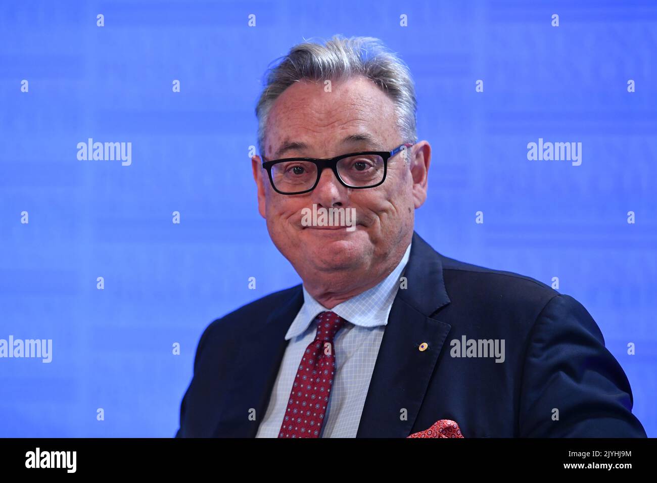 Former Australian ambassador to China Geoff Raby before addressing the ...