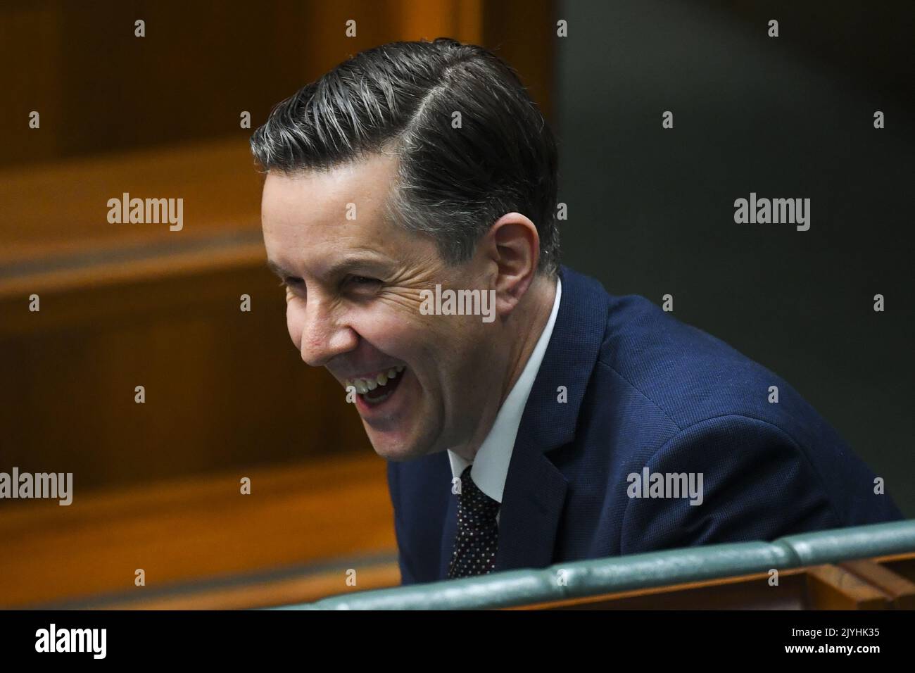 Shadow Climate Change Minister Mark Butler reacts during House of ...