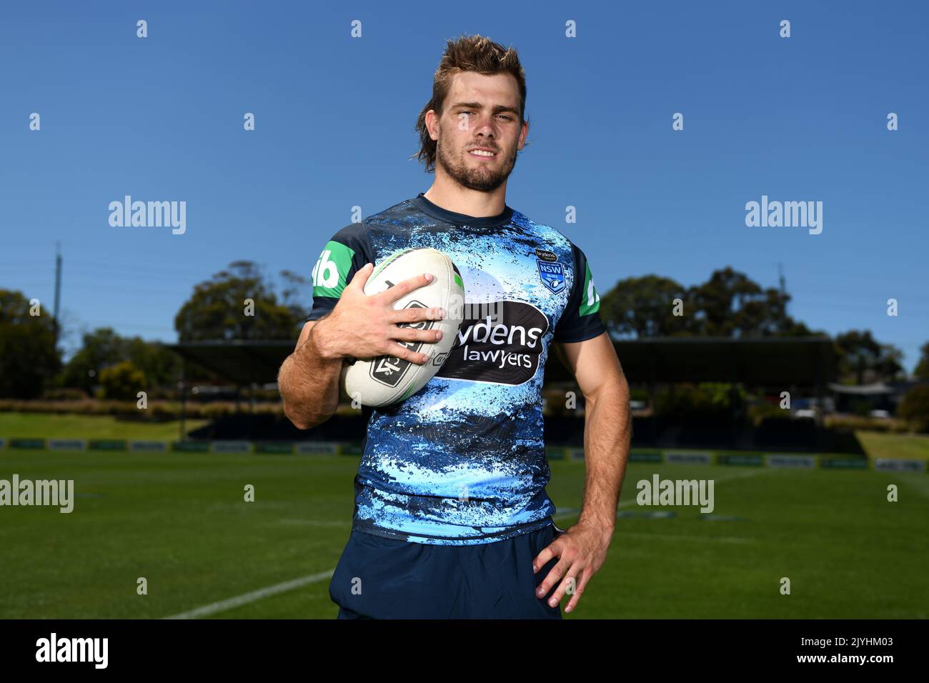 Ryan Papenhuyzen poses for a photograph during a NSW Blues team ...
