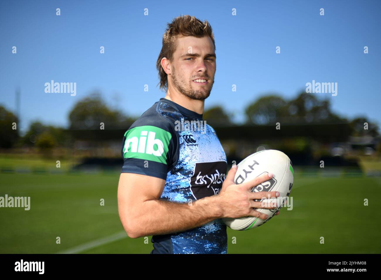 Ryan Papenhuyzen poses for a photograph during a NSW Blues team ...
