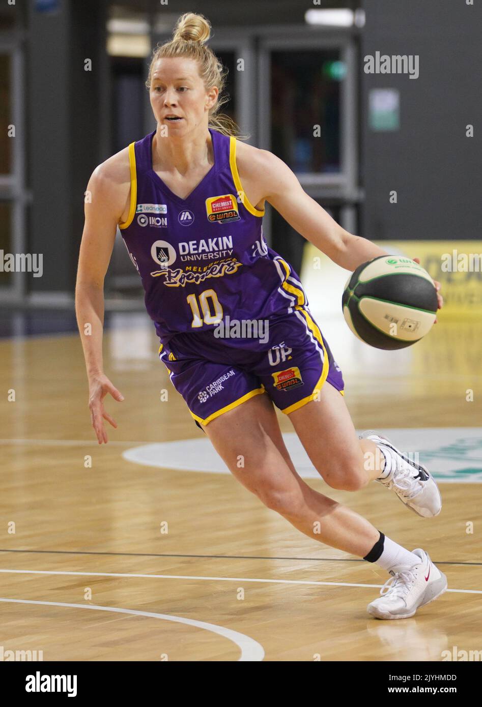 Izzy Wright of the Boomers during the Round 1 WNBL match between the ...
