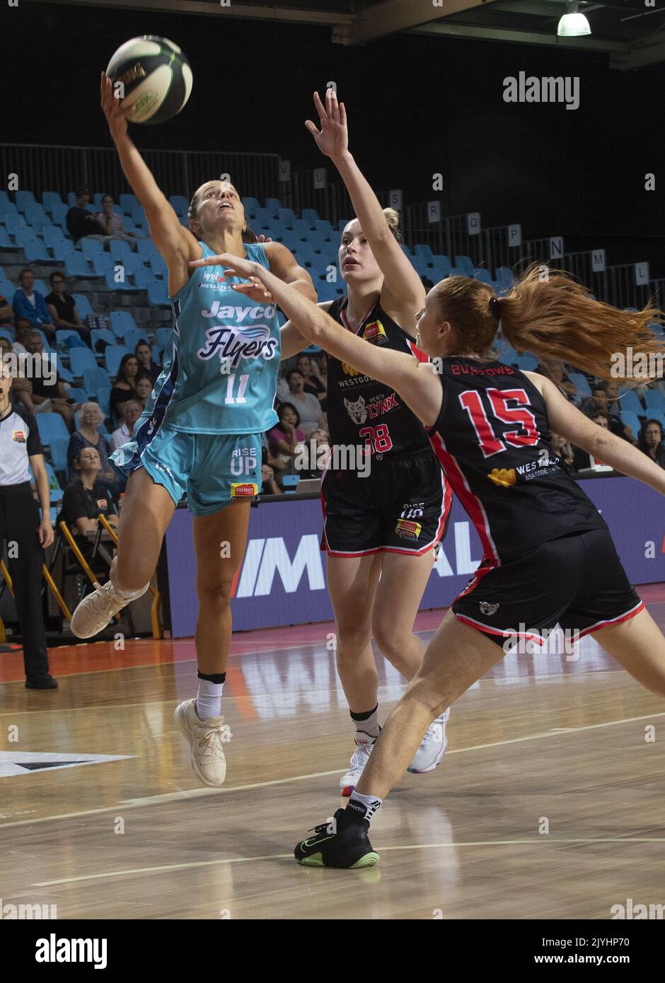 Amy O’Neill of Southside during the Round 2 WNBL match between the ...
