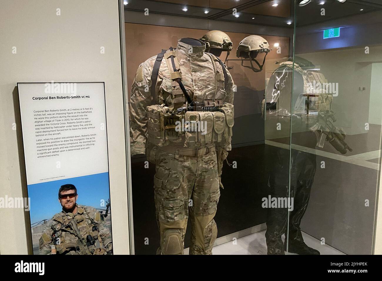 The uniforms of former Special Air Services (SAS) soldier Ben Robert ...