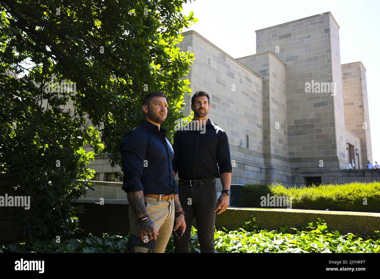 Retired Special Forces Commander Heston Russell (right) and fellow ...