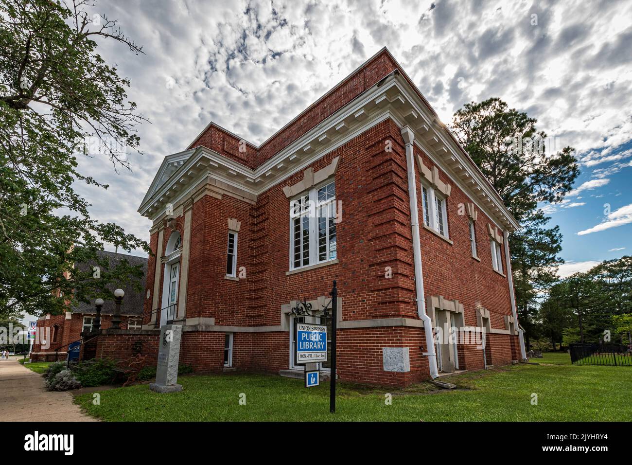 Union Springs, Alabama, USA - Sept. 6, 2022: This Carnegie Library ...