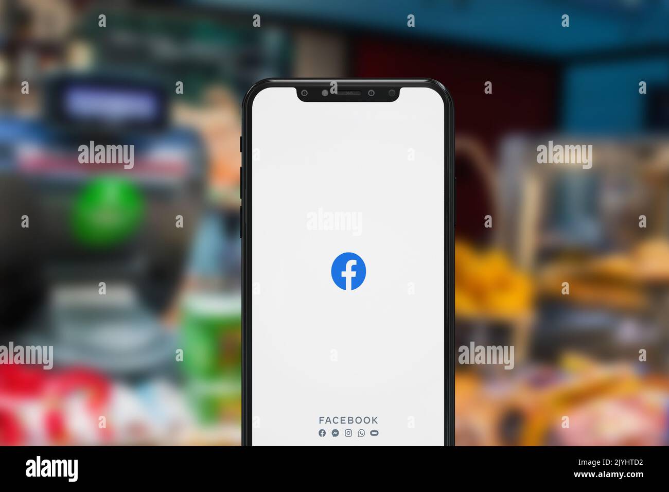 Facebook logo app icon hi-res stock photography and images - Alamy