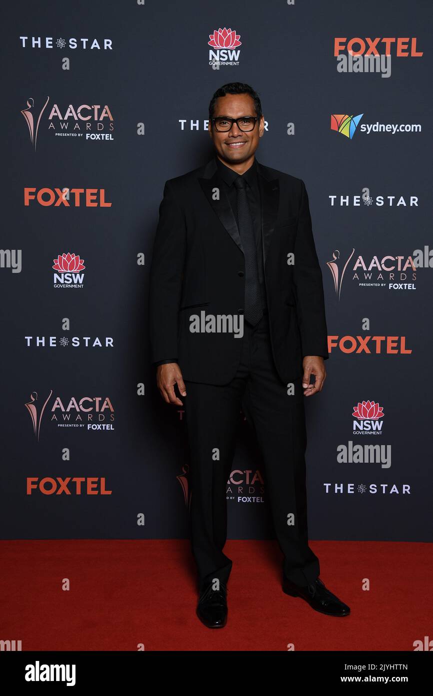 Rob Collins arrives at the 2020 AACTA Awards at The Star in Sydney ...