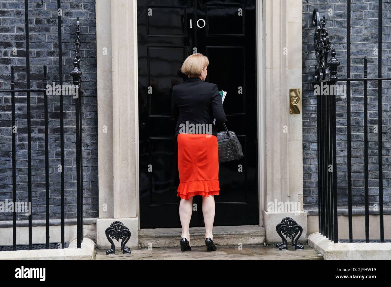 Chief whip Wendy Morton in Downing Street, London. Picture date ...