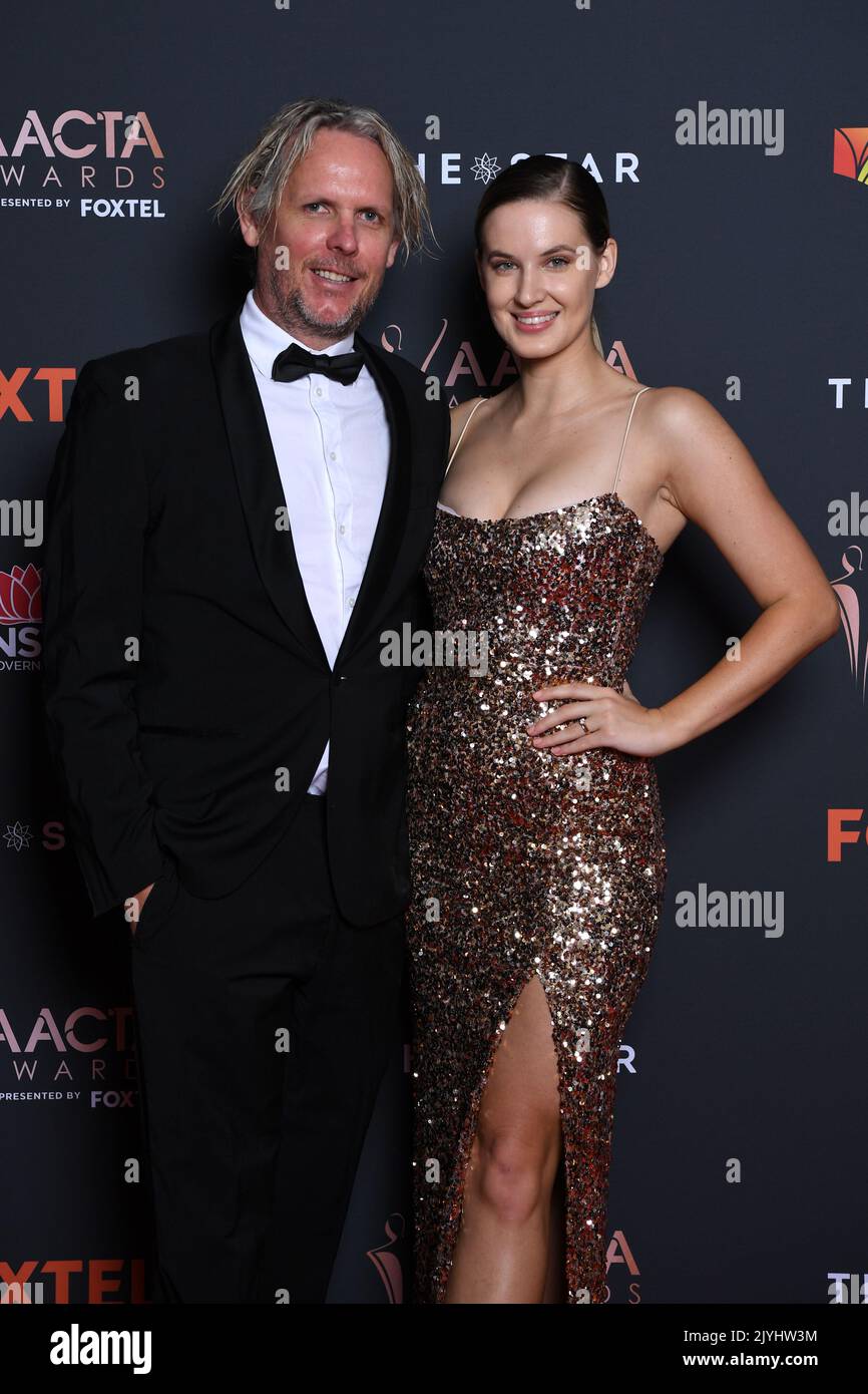 Drew Bailey and Bronte Bailey arrive at the 2020 AACTA Awards at The ...